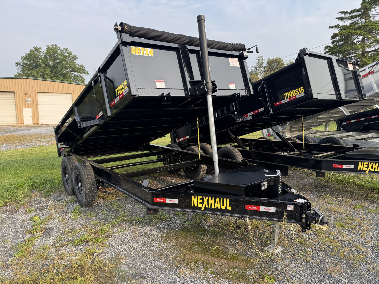 New 2026 Nexhaul 7X14 Contractor Special Telescopic Dump Trailer 15,000 ...