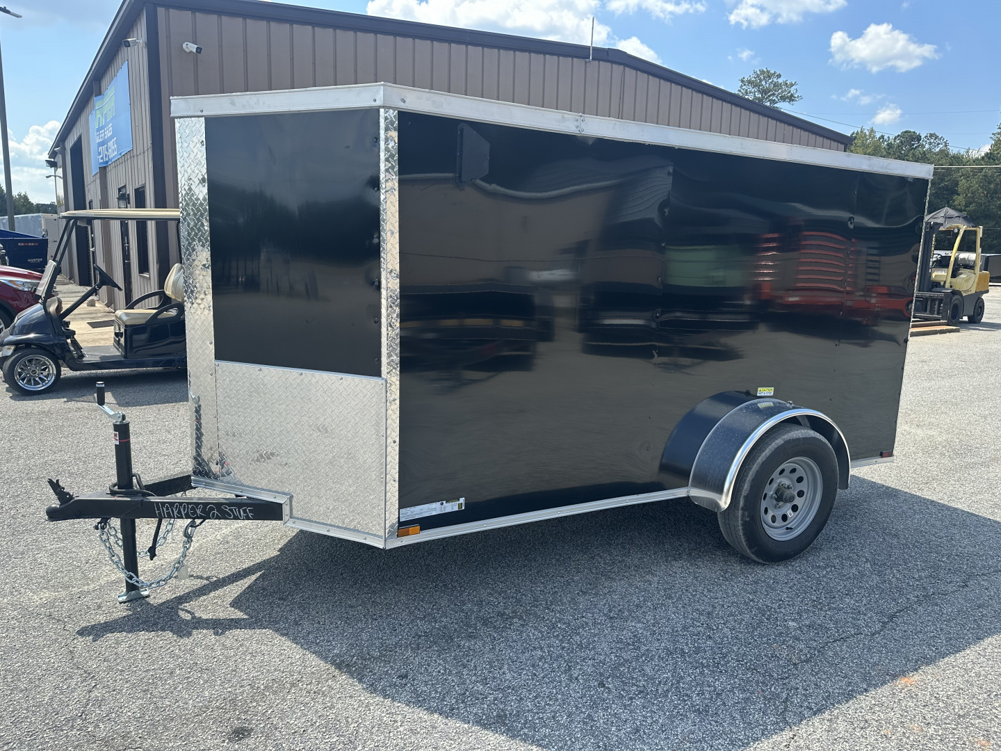 New 2025 QUALITY CARGO 5X10 SINGLE AXLE ENCLOSED TRAILER WITH POLYCORE ...