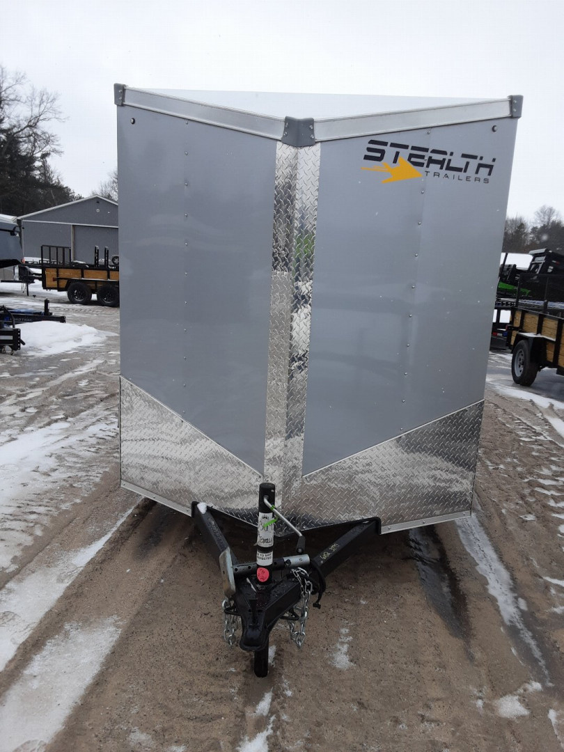 New 2026 Stealth Trailers 6x12 silver w/ramp 3K Cargo / Enclosed ...