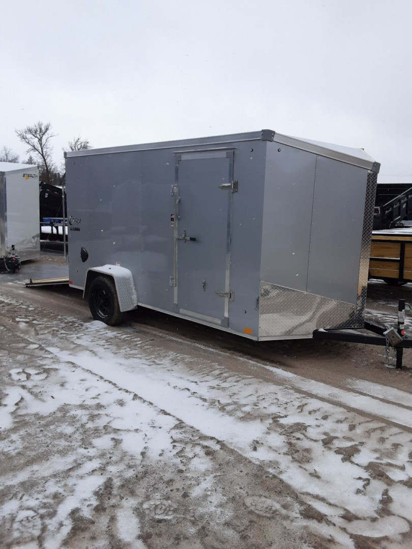 New 2026 Stealth Trailers 6x12 silver w/ramp 3K Cargo / Enclosed ...