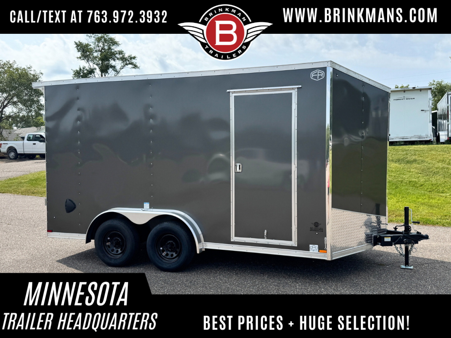 New US Cargo 7.5x14 Enclosed Trailer - RAMP DOOR! for sale in Delano, MN