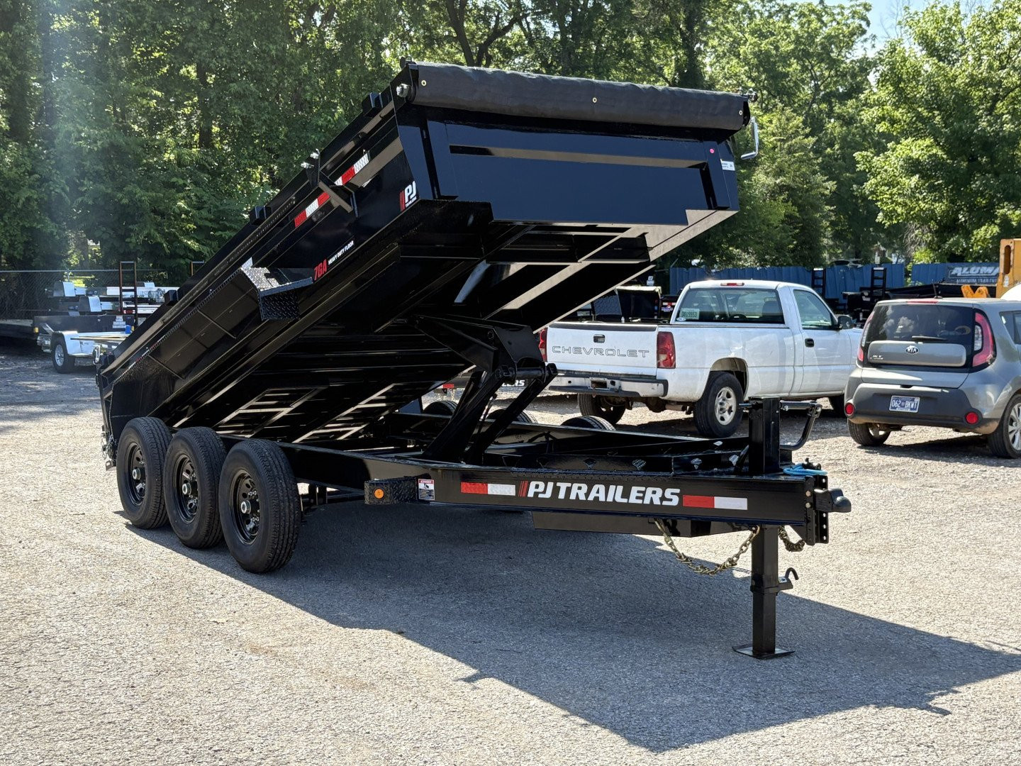 New 2026 PJ Trailers 16' x 83" (DL) 21K Low-Profile PRO Series Dump ...