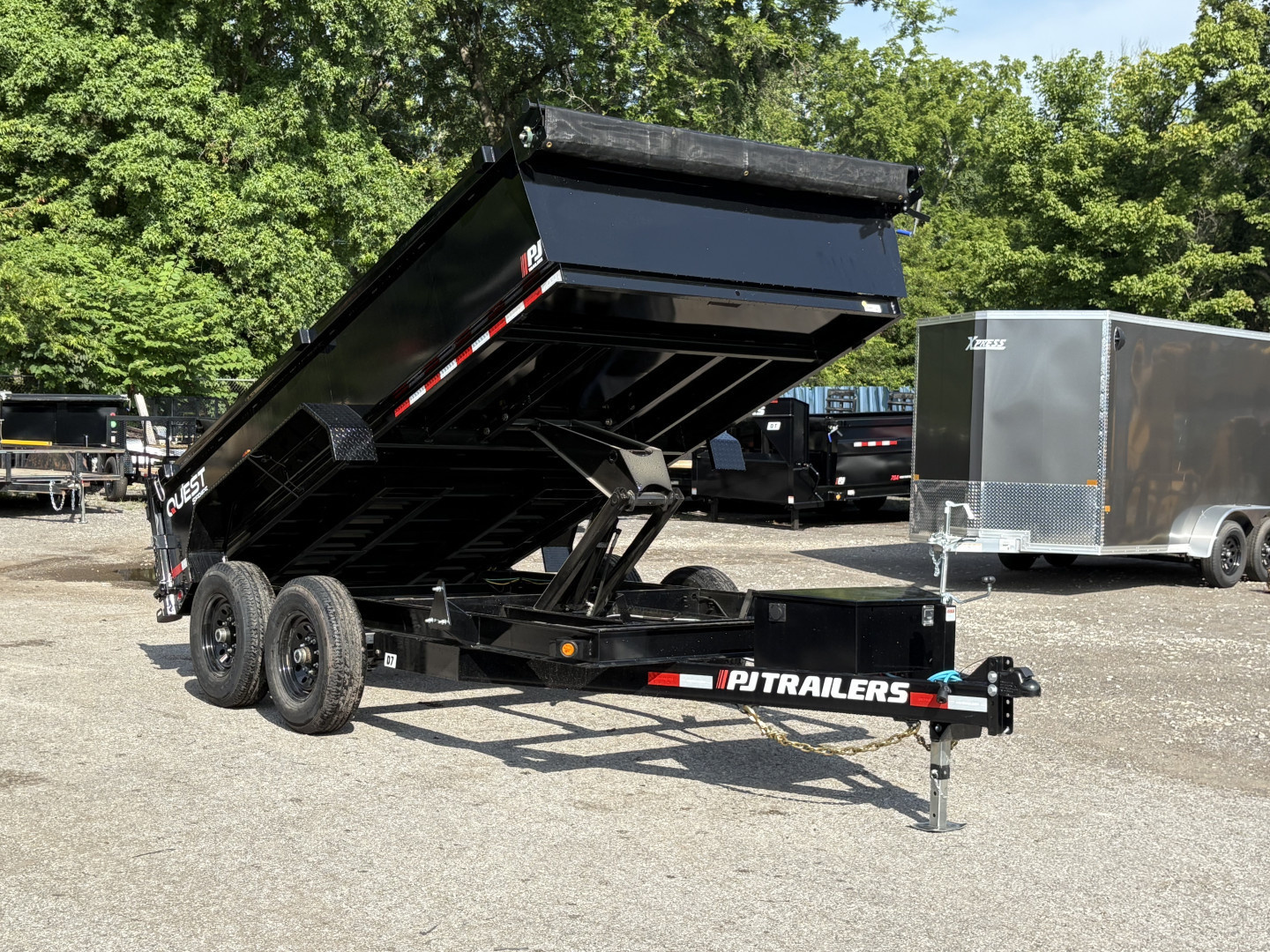 New 2025 PJ TRAILERS 83" x 16' Pro-Lift (DT) 16K GVWR Dump Trailer