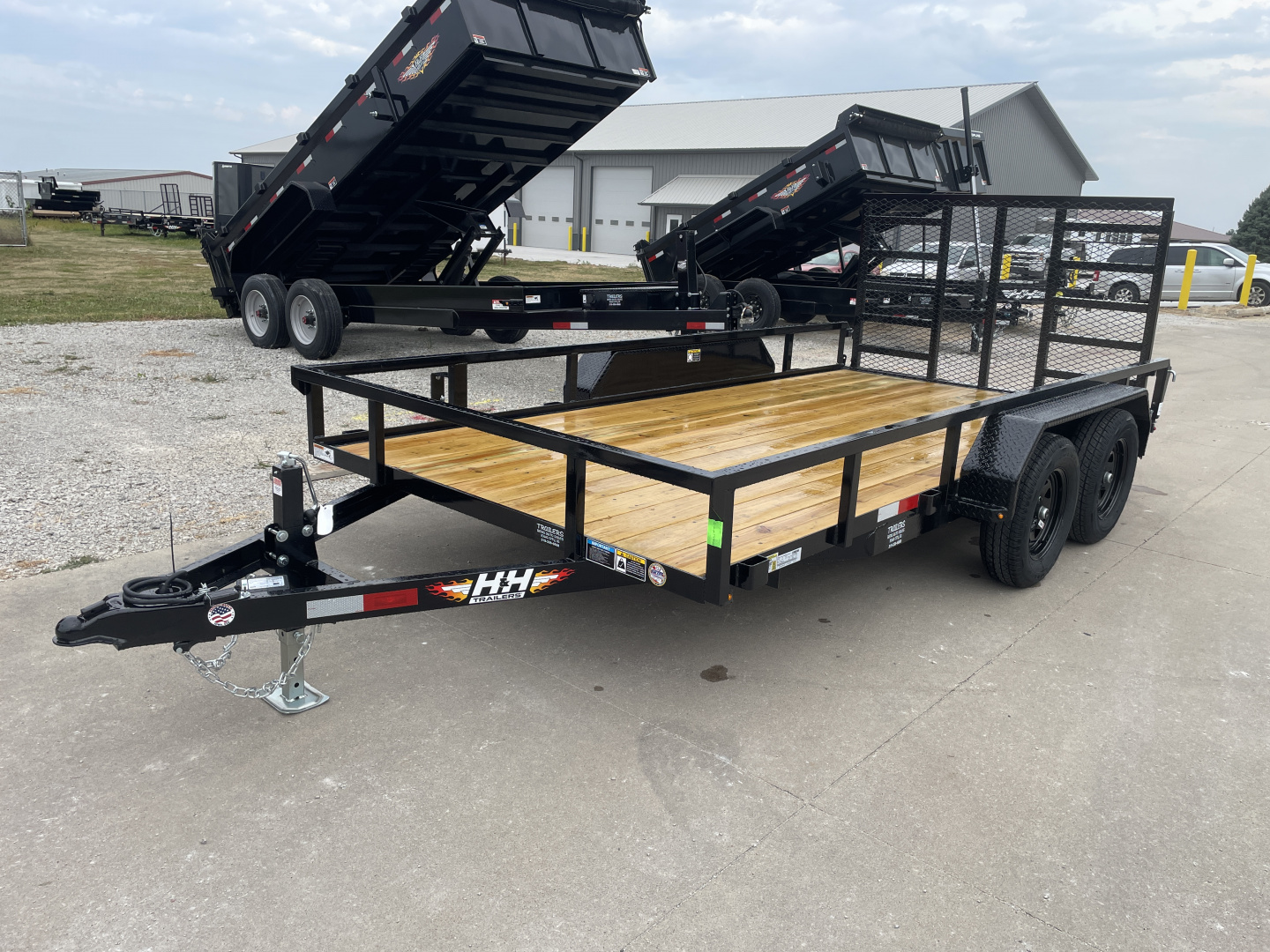 New 2026 H&H Trailers 82X14 Rail Side Utility Tandem for sale in Iowa ...