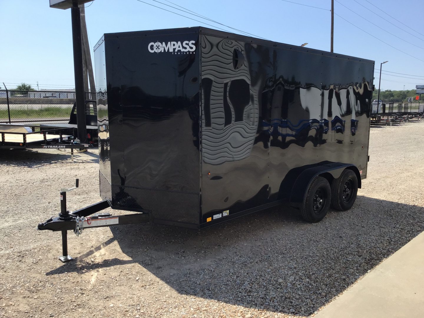 New 2026 Compass 7'x14' Enclosed Cargo Trailer - Indigo DLX for sale in ...