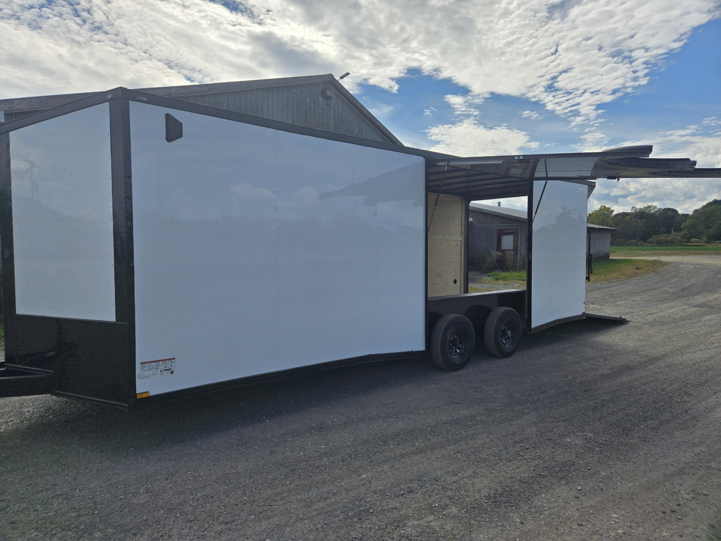 New 2026 Quality Cargo 8.5X24TA3 Gull Wing Car / Racing Trailer for ...