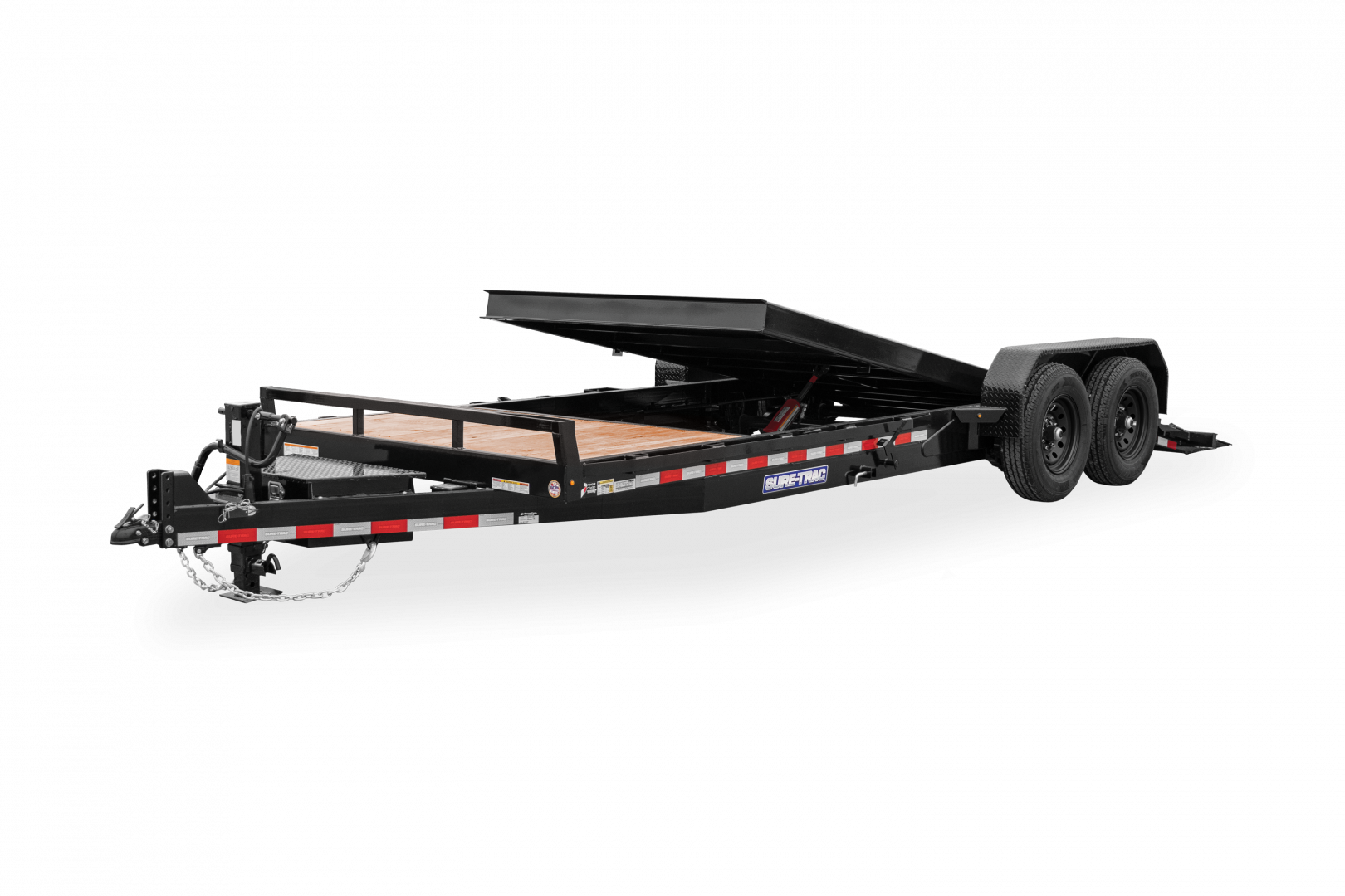 New 2026 Sure-Trac 7X18+4TA 14K PARTIAL TILT Equipment Trailer