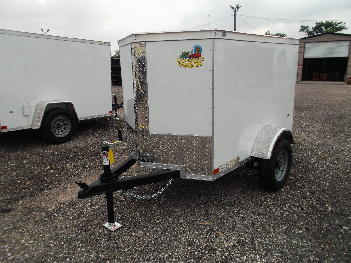 New 2026 Covered Wagon Trailers 4x6 Cargo Trailer / Enclosed Trailer ...