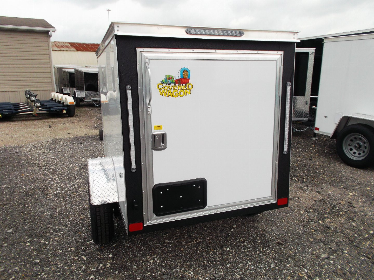 New 2026 Covered Wagon Trailers 4x6 Cargo Trailer / Enclosed Trailer ...