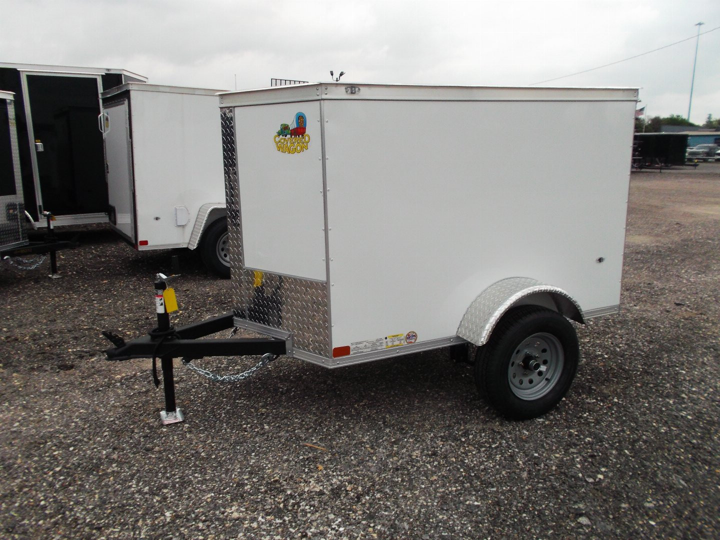 New 2026 Covered Wagon Trailers 4x6 Cargo Trailer / Enclosed Trailer ...