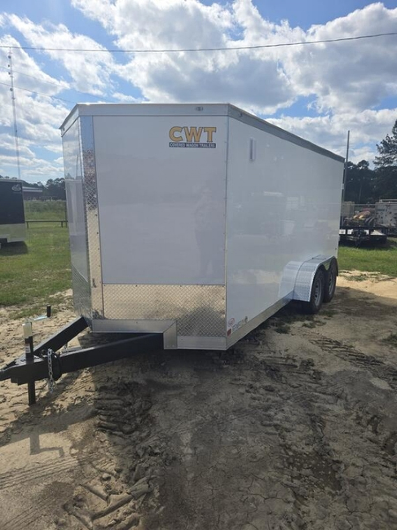New Covered Wagon Trailers 16' Tandem Axle Enclosed Cargo 7000 GVWR