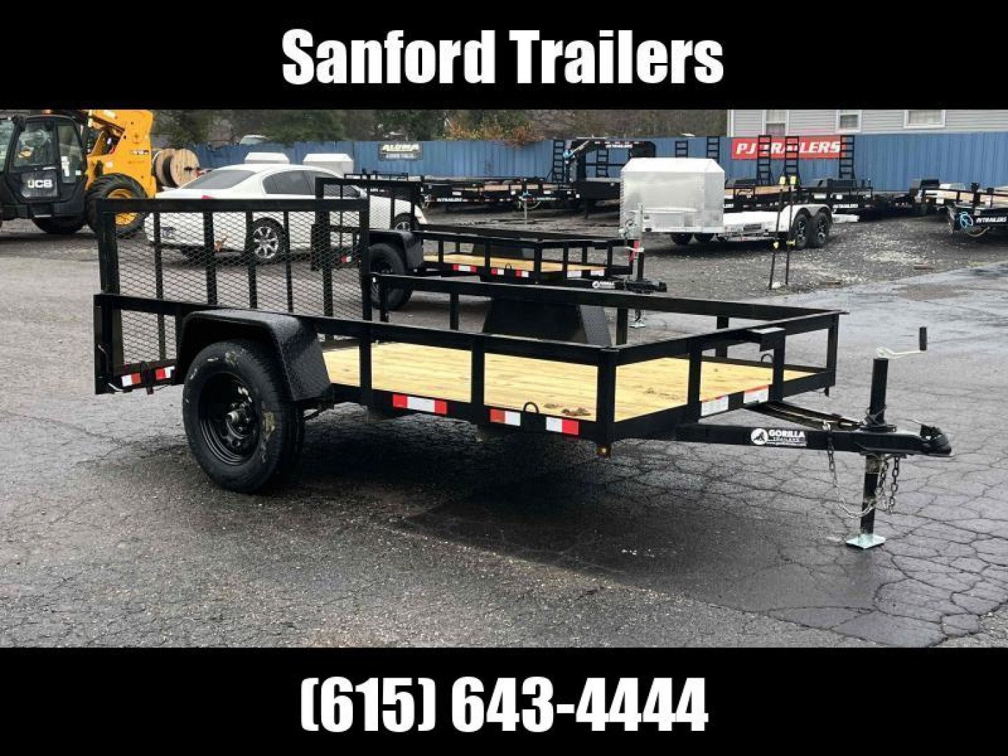 New 2026 Gorilla Trailers 6'4" x 10' Single Axle Utility Trailer