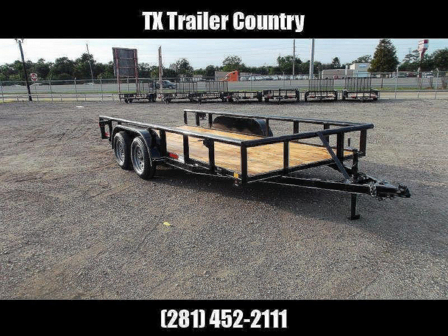 New 2026 J&C Trailers 83x16 Utility Trailer / Lowboy Trailer / 5ft ...