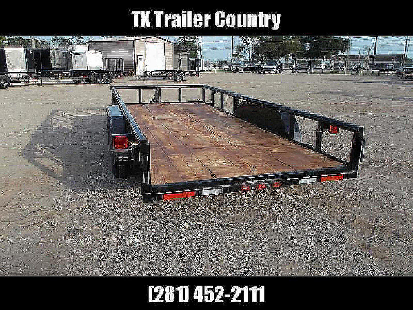 New 2026 J&C Trailers 83x16 Utility Trailer / Lowboy Trailer / 5ft ...