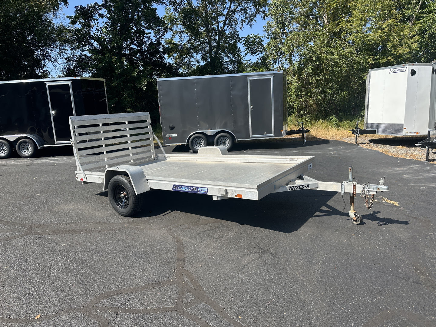 Used 2019 Aluma 78X12 ES Utility Trailer for sale in Island Lake, IL