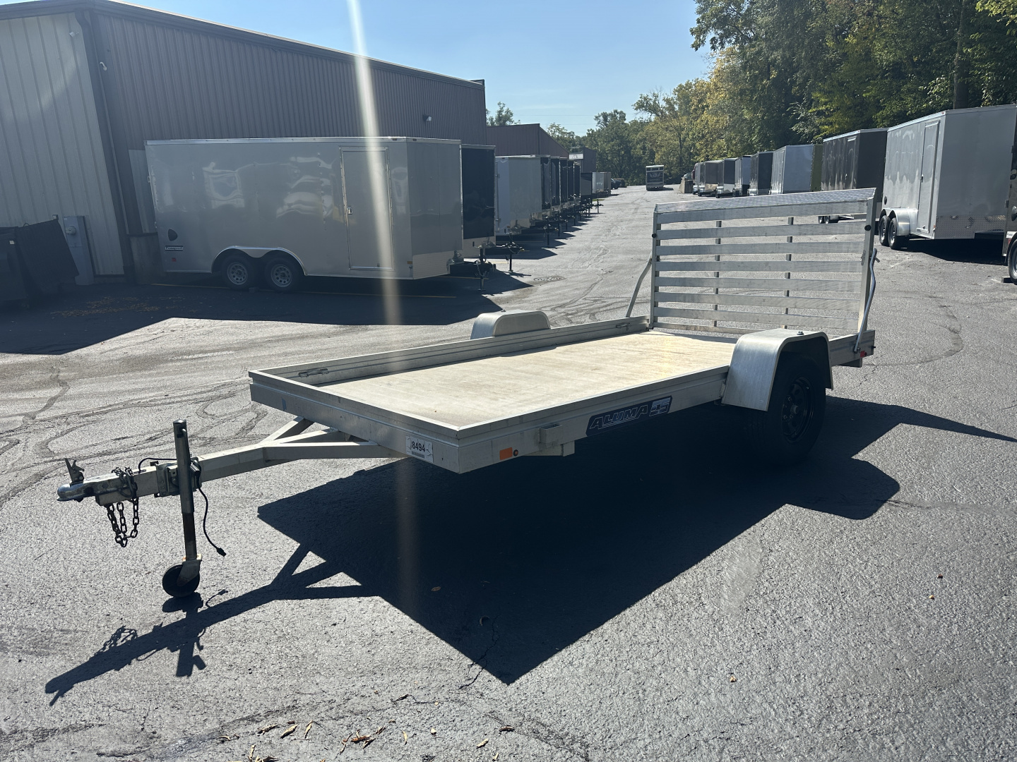 Used 2019 Aluma 78X12 ES Utility Trailer for sale in Island Lake, IL