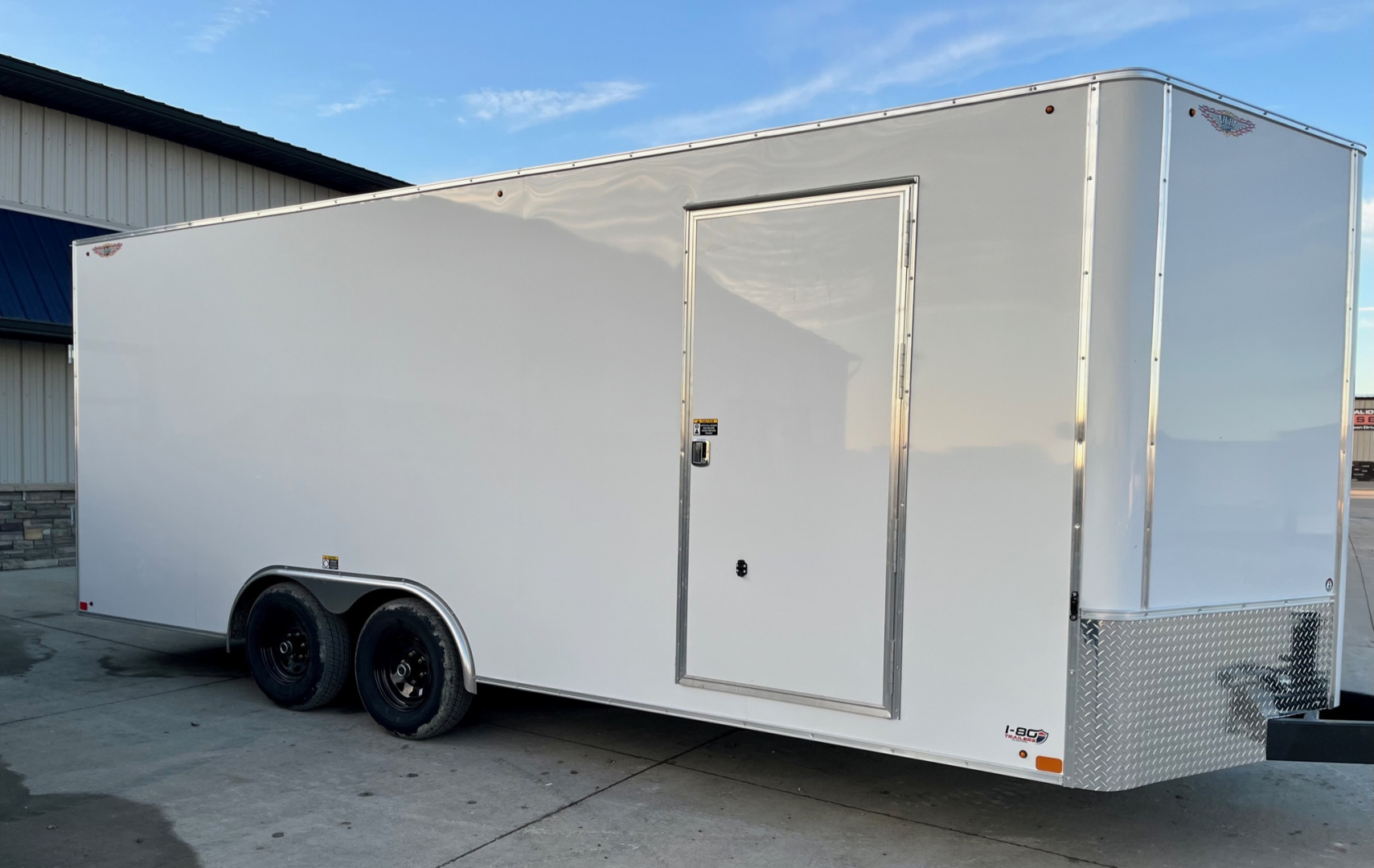 New 2026 Cross 6'x12' 3k Beta Series Flat Top V-Nose Enclosed Cargo Trailer
