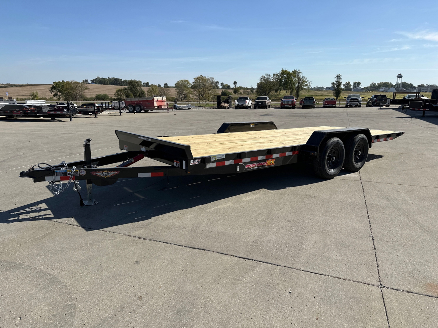 New 2026 H&H Black 82"x20' 7k Manual Tilt Speed Loader Car Hauler ...