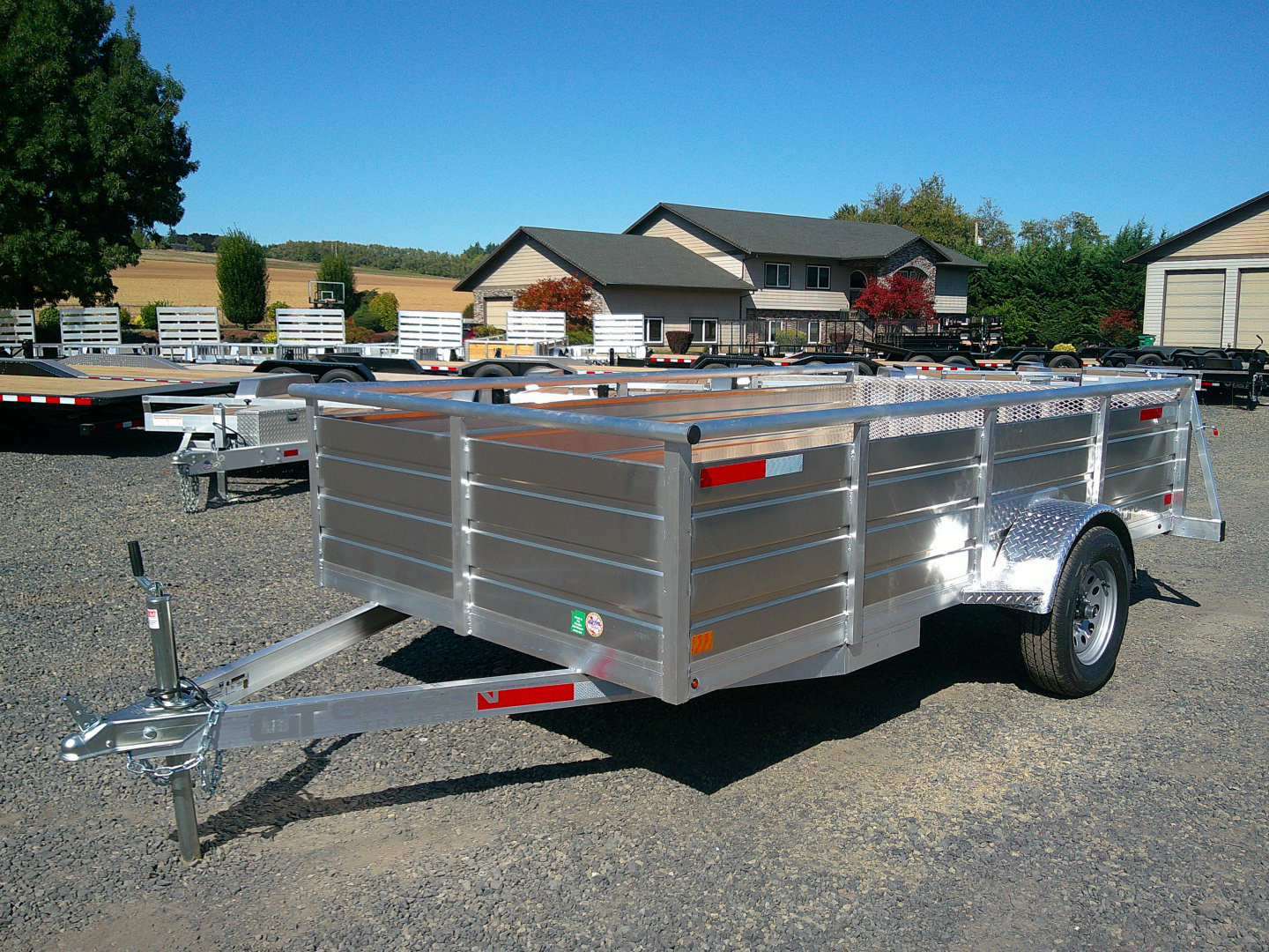 New 2026 Eagle Trailers 6x12 Aluminum Utility Trailer