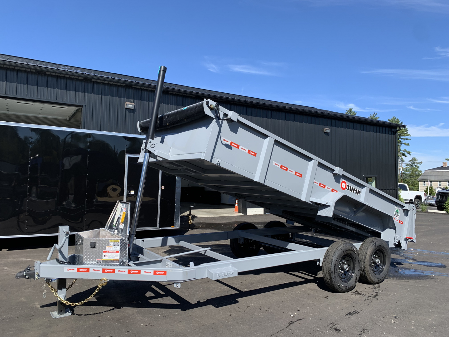 New 2025 U-DUMP 7X16 Dump Trailer / 24" Sides / Telescopic Cylinder ...