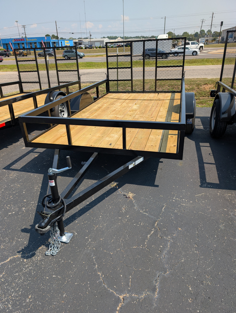 New 2025 Next Gen 6.5X12 Single 3.5k Axle Utility Trailer Tube Top Rail