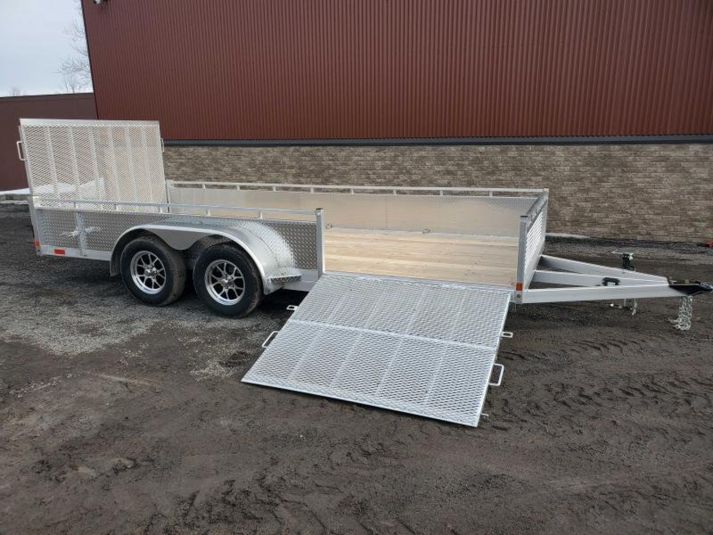 New 2026 Enbeck All Aluminum 7'x16' Landscape Trailer Utility Trailer ...