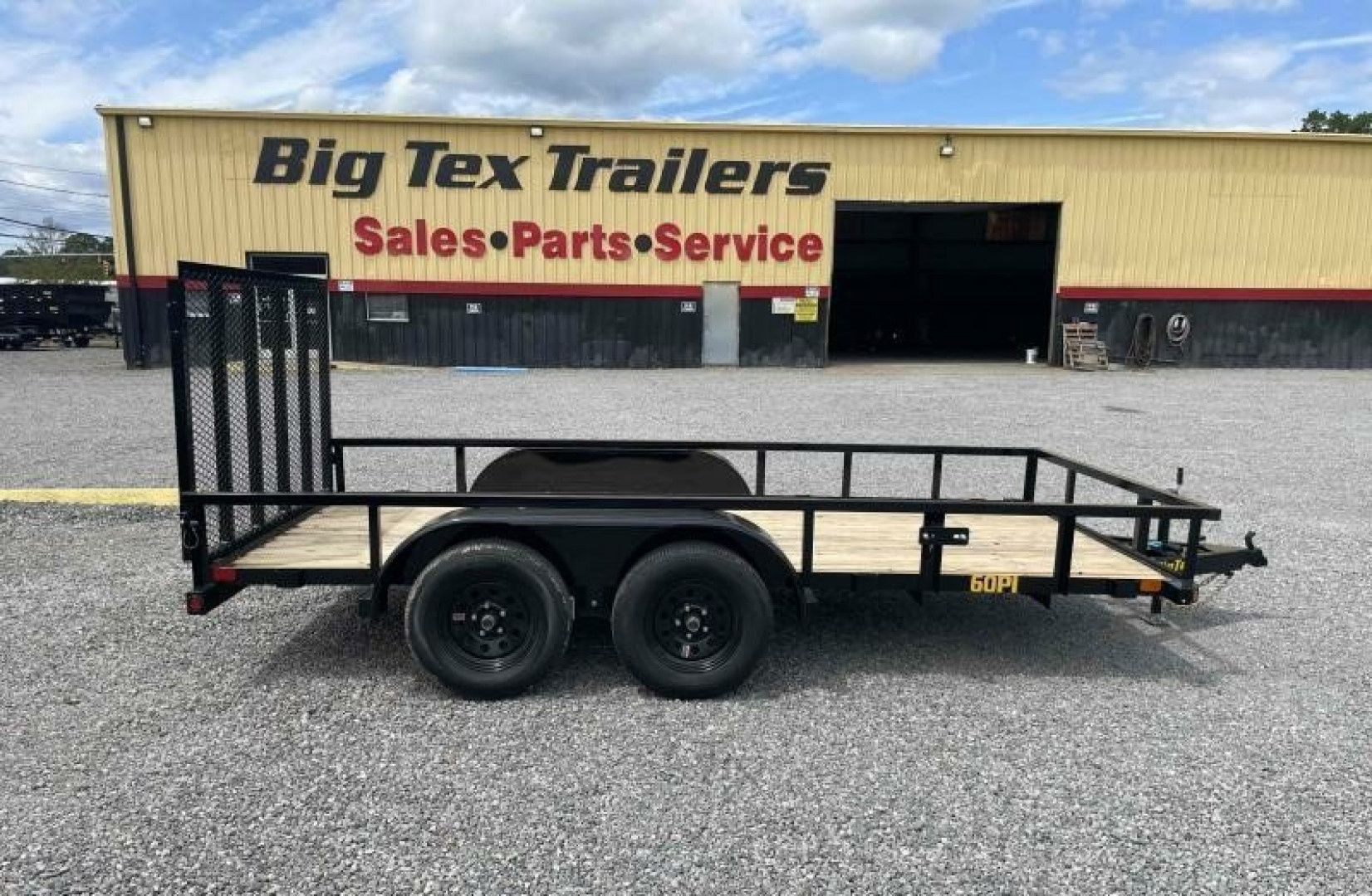 New 2026 Big Tex Trailers 14' 60PI w/ 4' Spring Assist Tailgate Utility ...