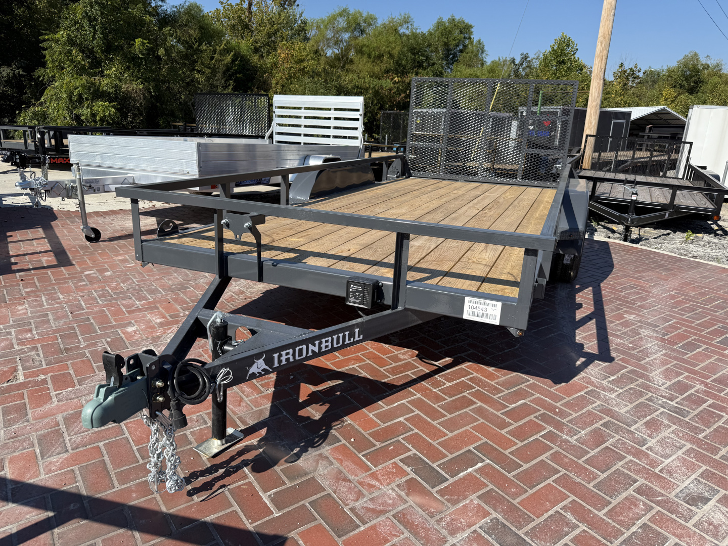 New 2026 Iron Bull UTB 83X16 UTILITY, FOLD FLAT GATE Utility Trailer ...