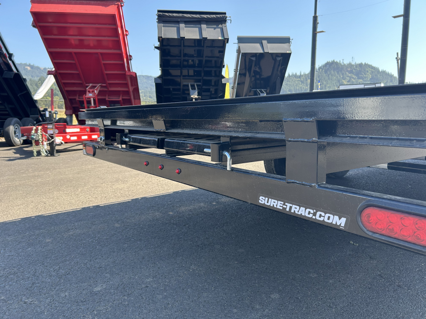 New 2025 Sure-Trac 8.5x20 Low Pro Flat Deck Deckover Trailer 10K GVWR