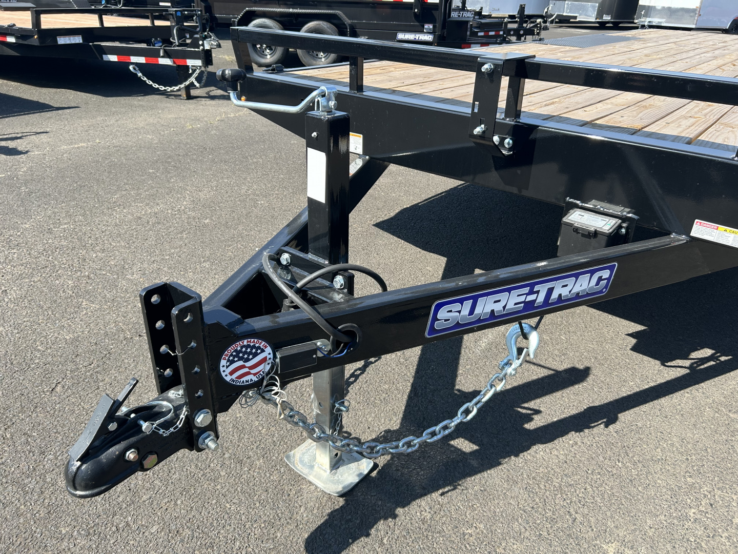 New 2025 Sure-Trac 8.5x20 Low Pro Flat Deck Deckover Trailer 10K GVWR