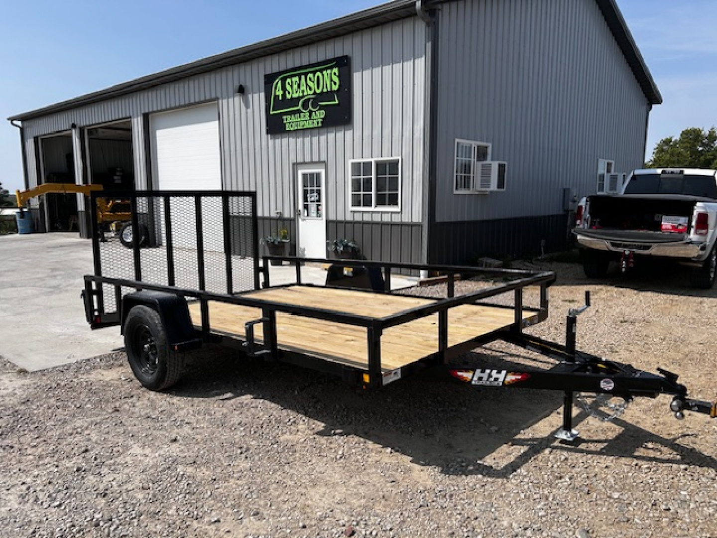 New 2026 H&H Trailers 82X12 SA DOVETAIL/REAR RAMP GATE Utility Trailer ...