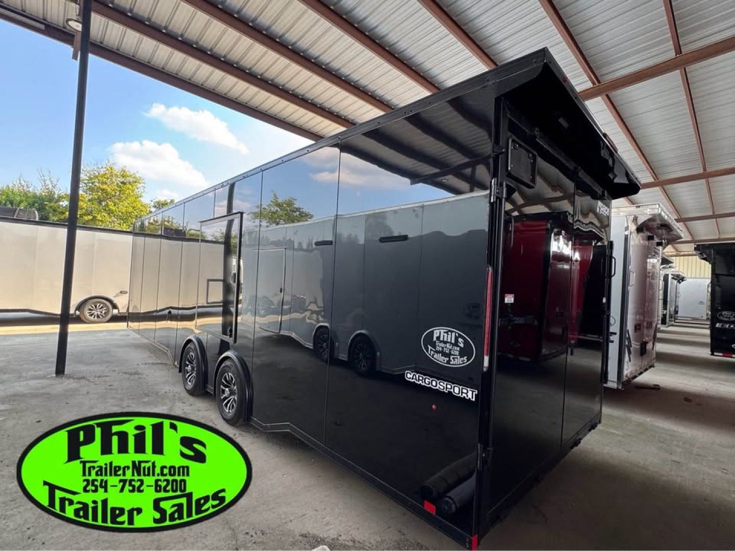 New 2025 Pace American 8.5X28 RACE TRAILER ESCAPE DOOR .080 EXTERIOR ...