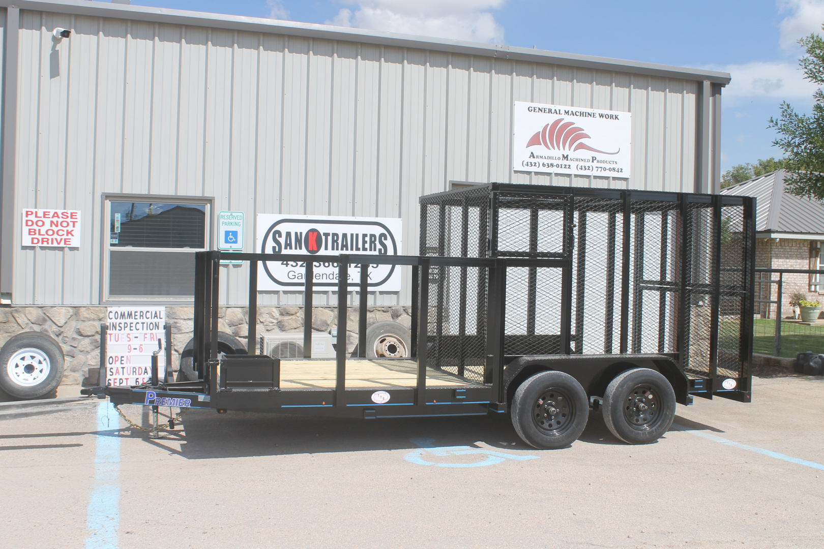 New 2025 Bellwether MFG 77"X16' Porta Potty Trash Trailer Utility Trailer