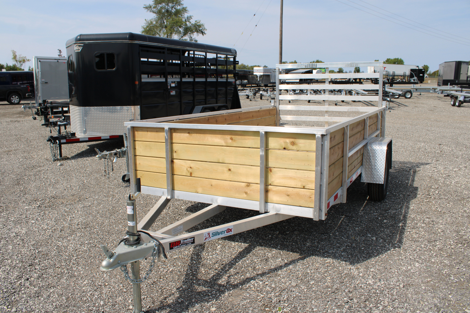 Used 2024 Silver Ox Aluminum Trailers 6X12 ALUMINUM HIGH SIDE USED ...