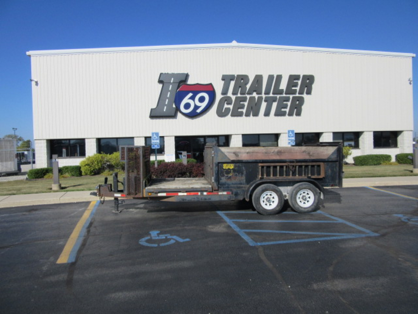 Used 2008 Nomanco Trailers 6.5 x 15 (10+5) Dump Trailer 10K / Single Ram