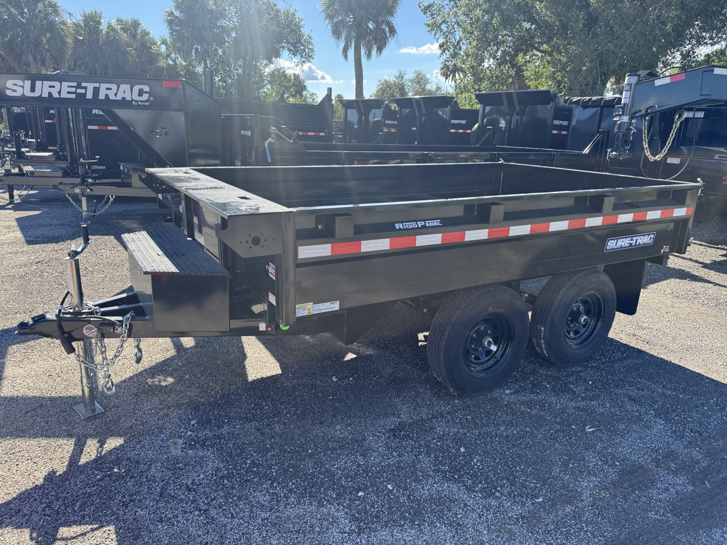 New 2026 Sure-Trac 6X10 TANDEM AXLE 10000 LB GVWR DECKOVER Dump Trailer ...
