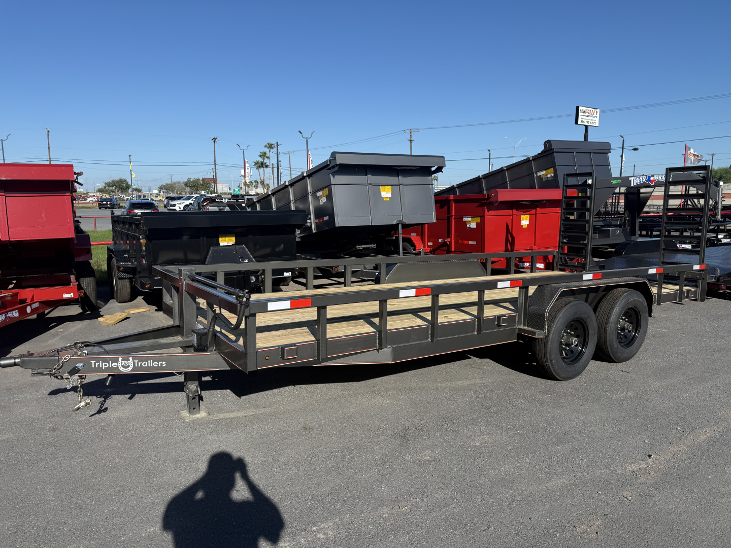 New 2026 Triple R 20ft Equipment Trailer