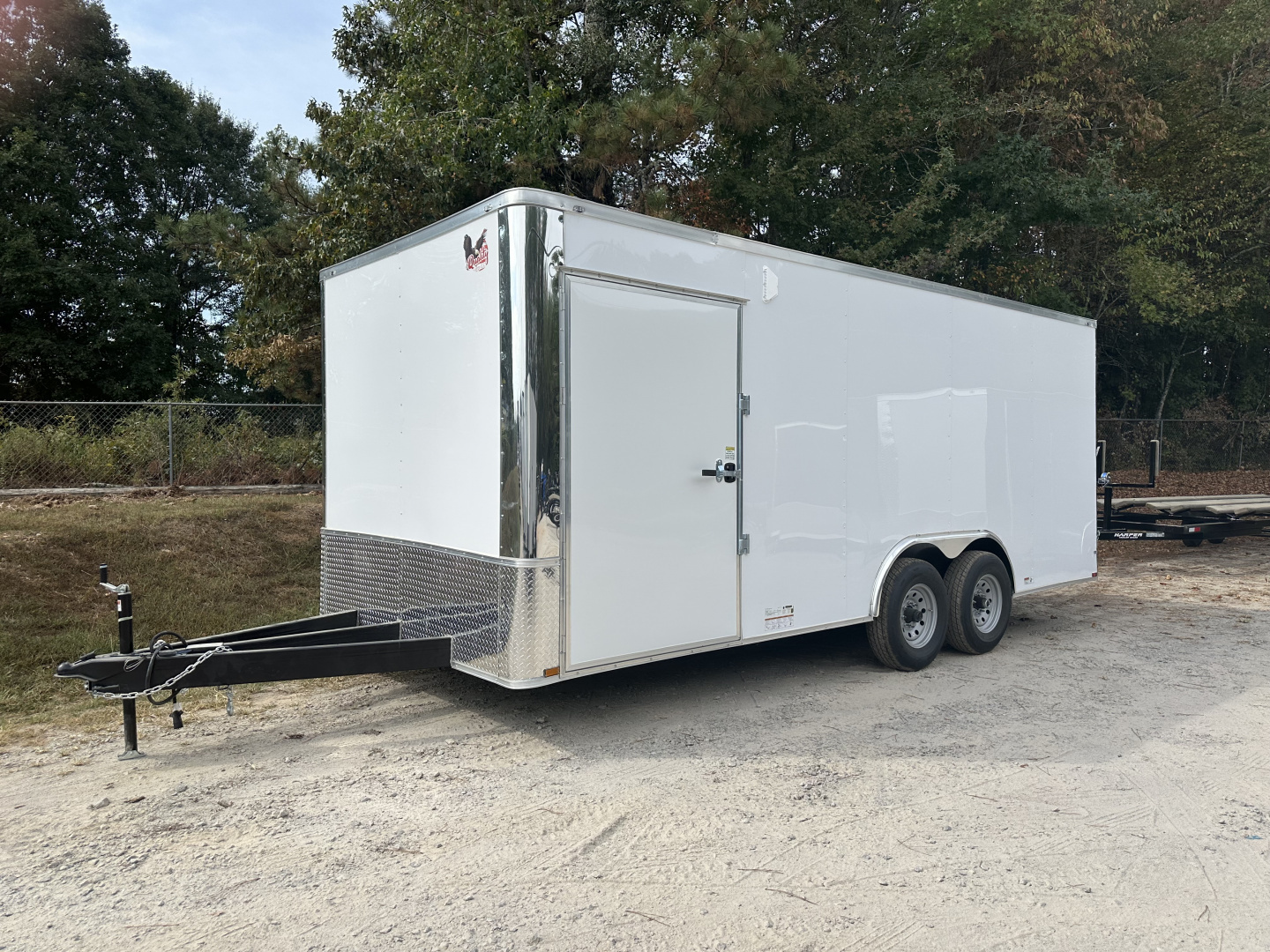 New 2026 8.5X20 14K QUALITY CARGO TANDEM AXLE FLAT NOSE WITH ANODIZED ...