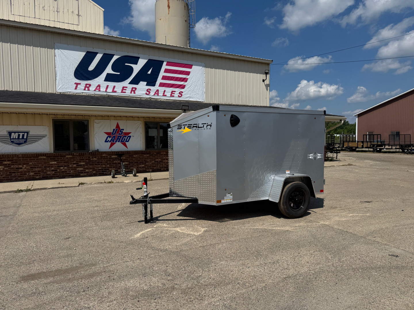 New 2025 Stealth Trailers 5x8 Mustang w/Ramp Door 3K Cargo / Enclosed ...