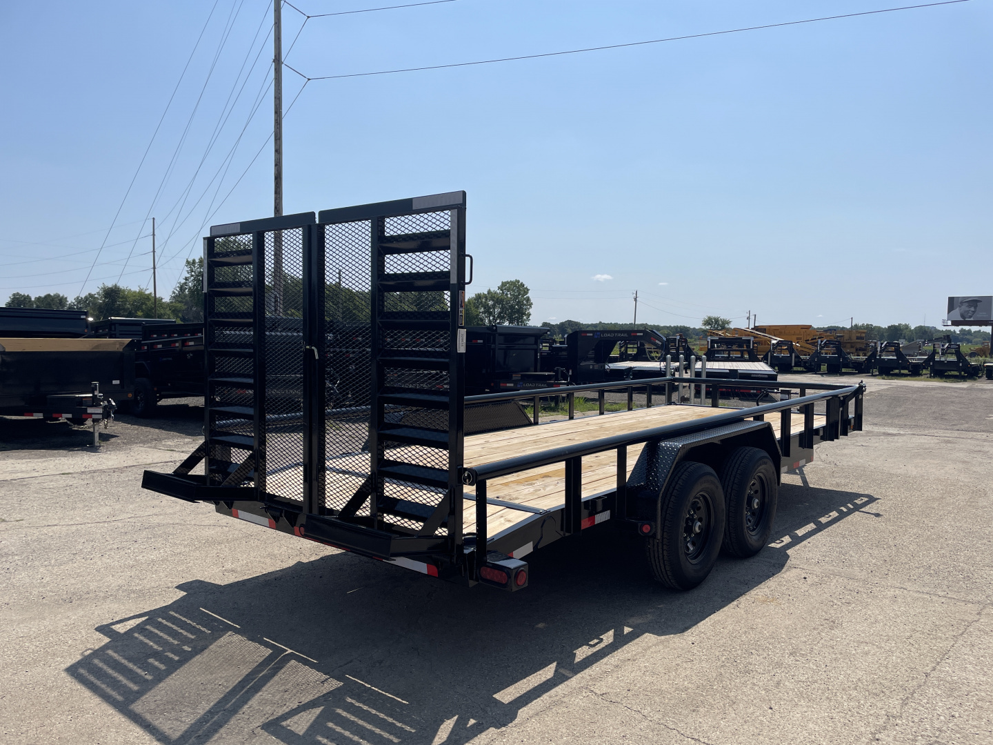 New 2026 Load Trail 83x18 Landscape 10k w/Split Gate Equipment Trailer ...