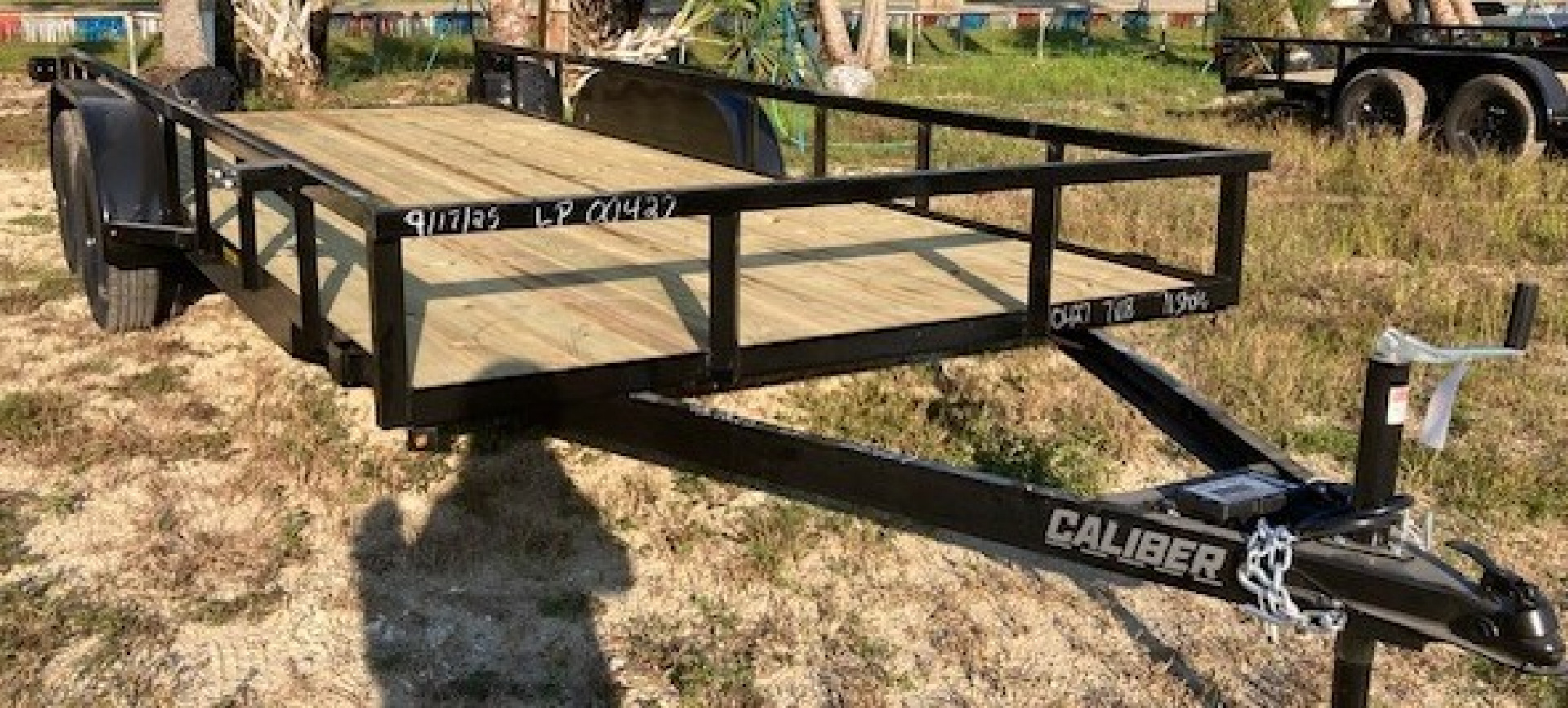 New 2026 Caliber Trailer Mfg 6.10 x 18 TA Utility Trailer
