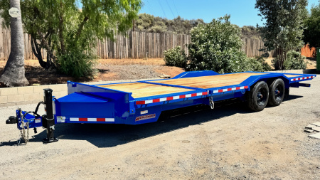 New 8.5x24 Tandem Axle 17.6K Drive Over Tilt Trailer