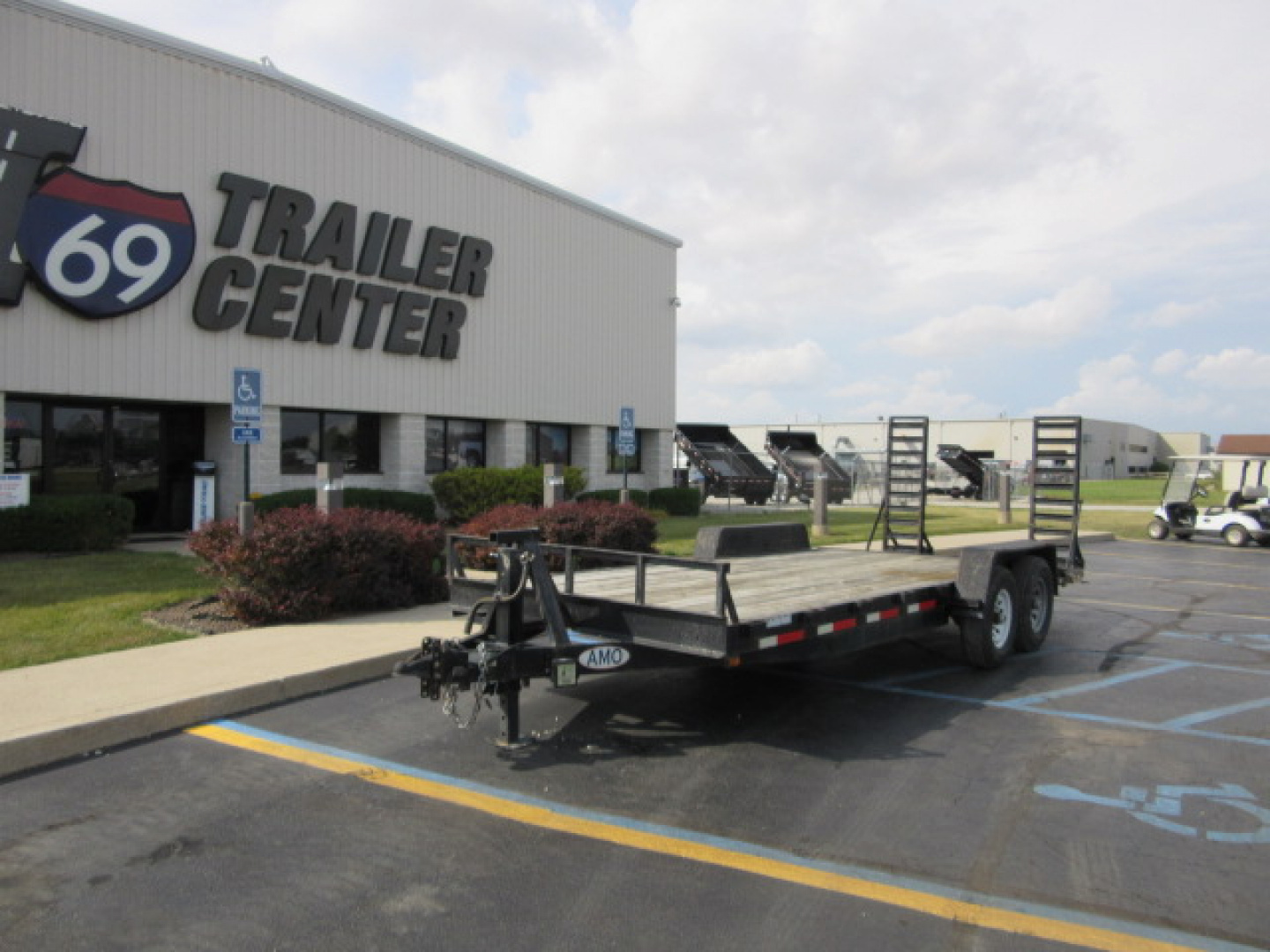 Used 2014 American Trailers 7 x 20 (16+4) UG20A Equipment Trailer 14K ...
