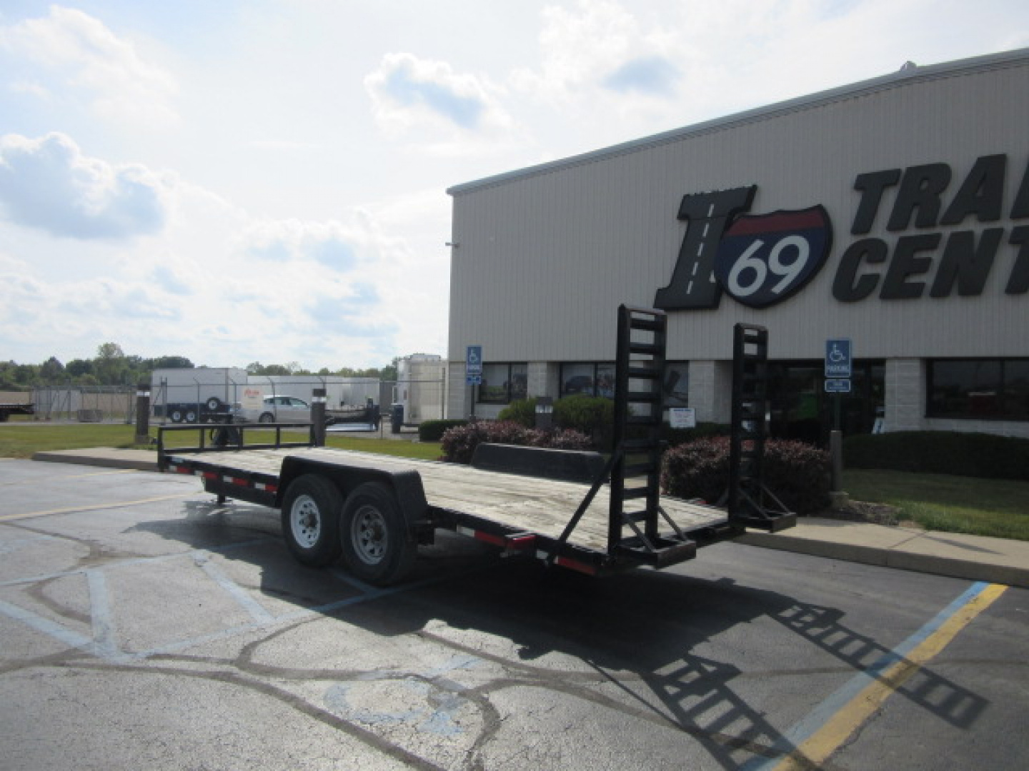 Used 2014 American Trailers 7 x 20 (16+4) UG20A Equipment Trailer 14K ...