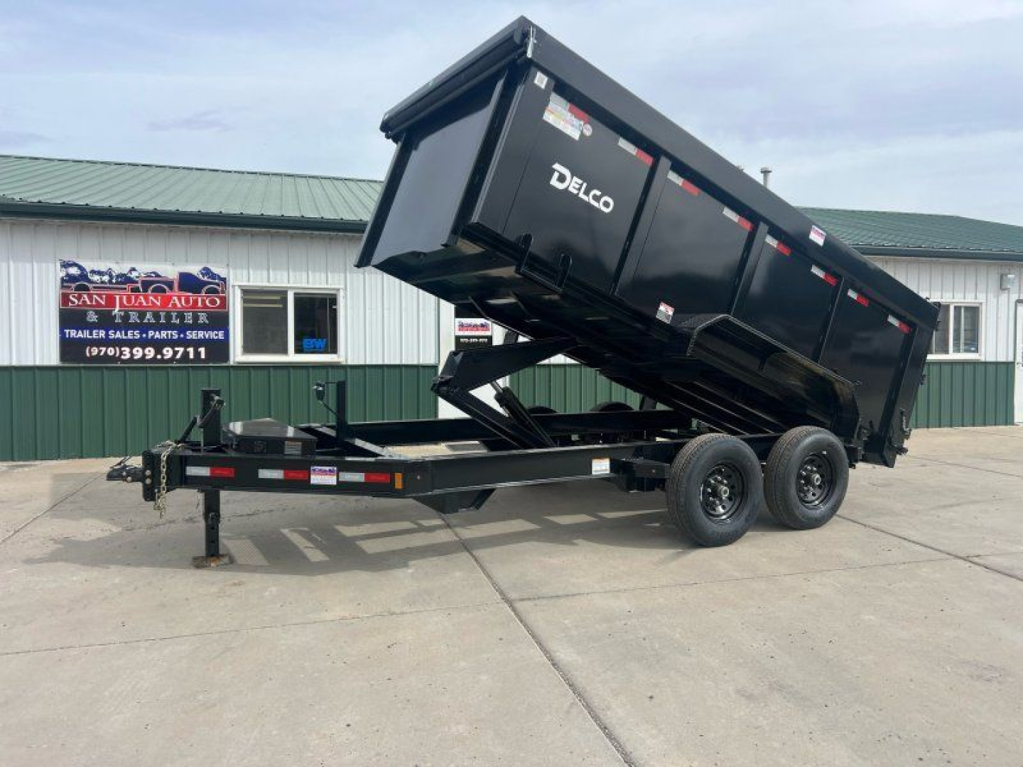 New 2025 Delco Trailers 83"x14' Dump Dump Trailer for sale in Delta, CO