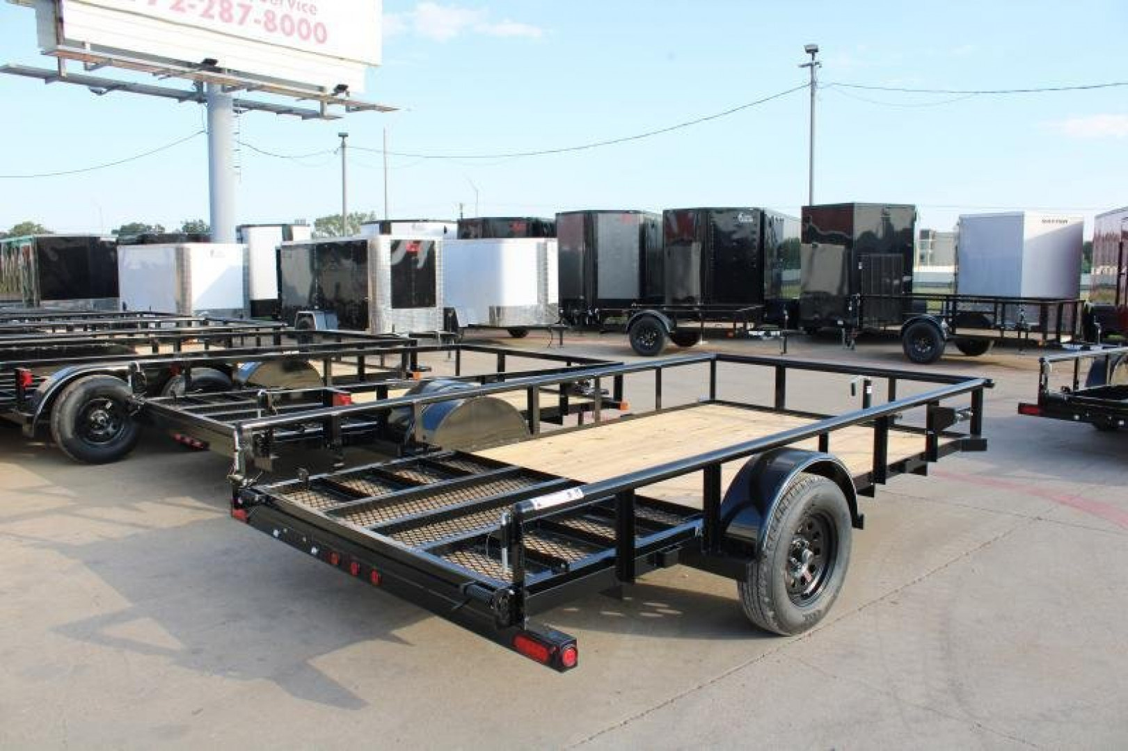 New 2025 Top Hat Trailers DERBY SR PIPE - 6.5x12 DSP Utility Trailer ...