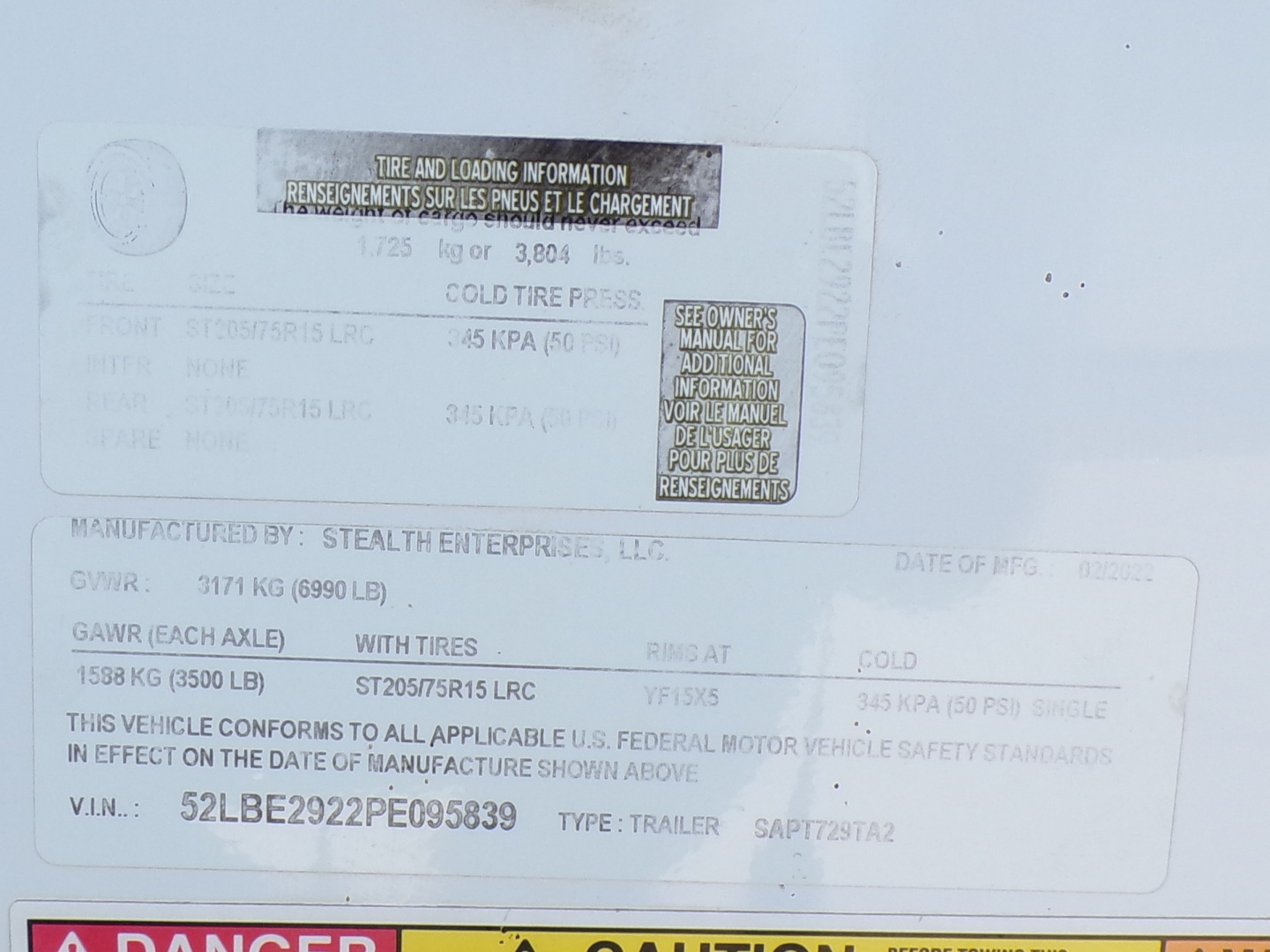 Used Consignment 2023 Stealth Predator 7 x 29 Enclosed Snowmobile ...