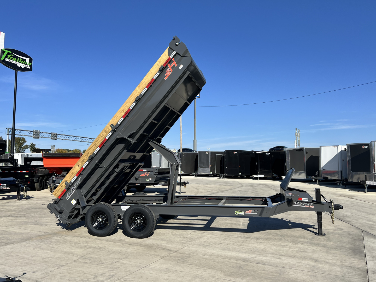 New NEW 2026 Horizon 16’x83”X19” EZ7 Dump Trailer 2-7000 lb axles = 14K ...