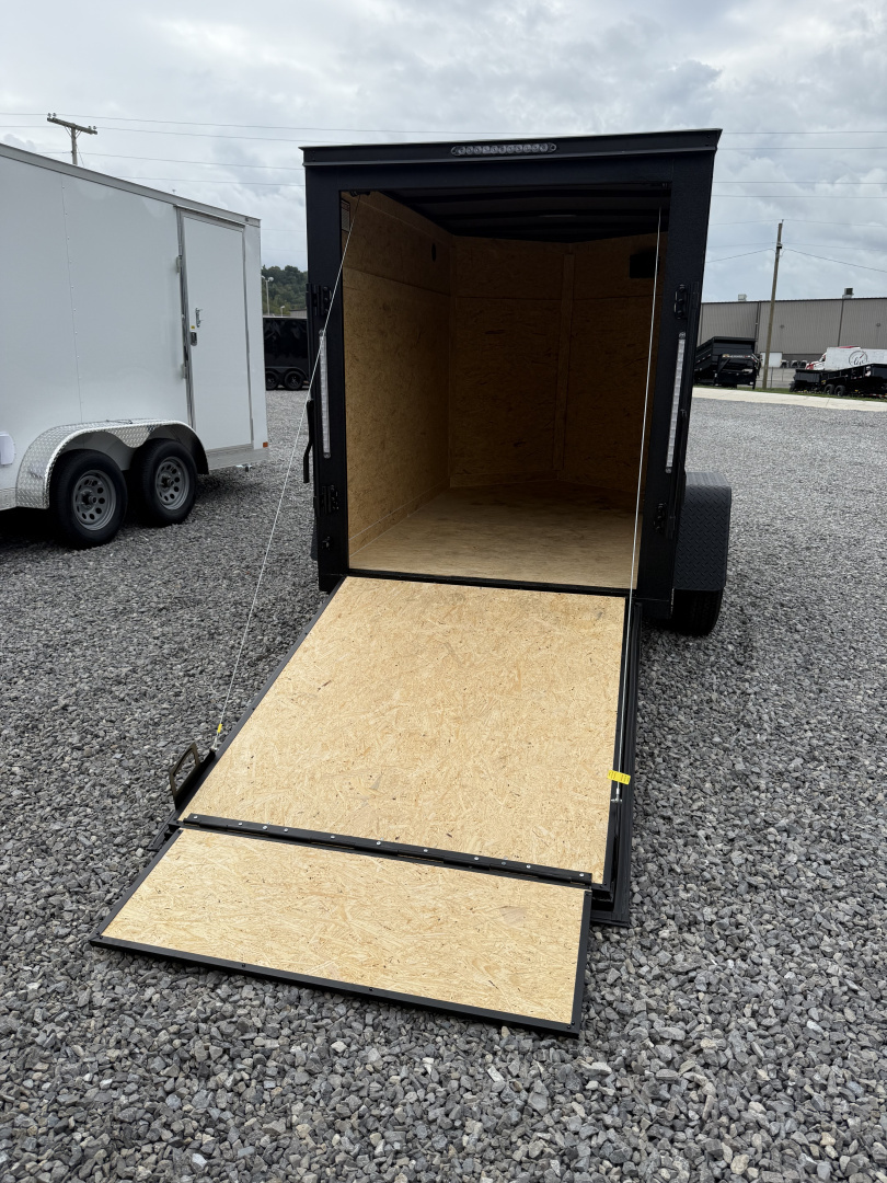 New 2026 Covered Wagon Trailers 5X8 SA SD DOOR BO 6" RAMP Cargo ...