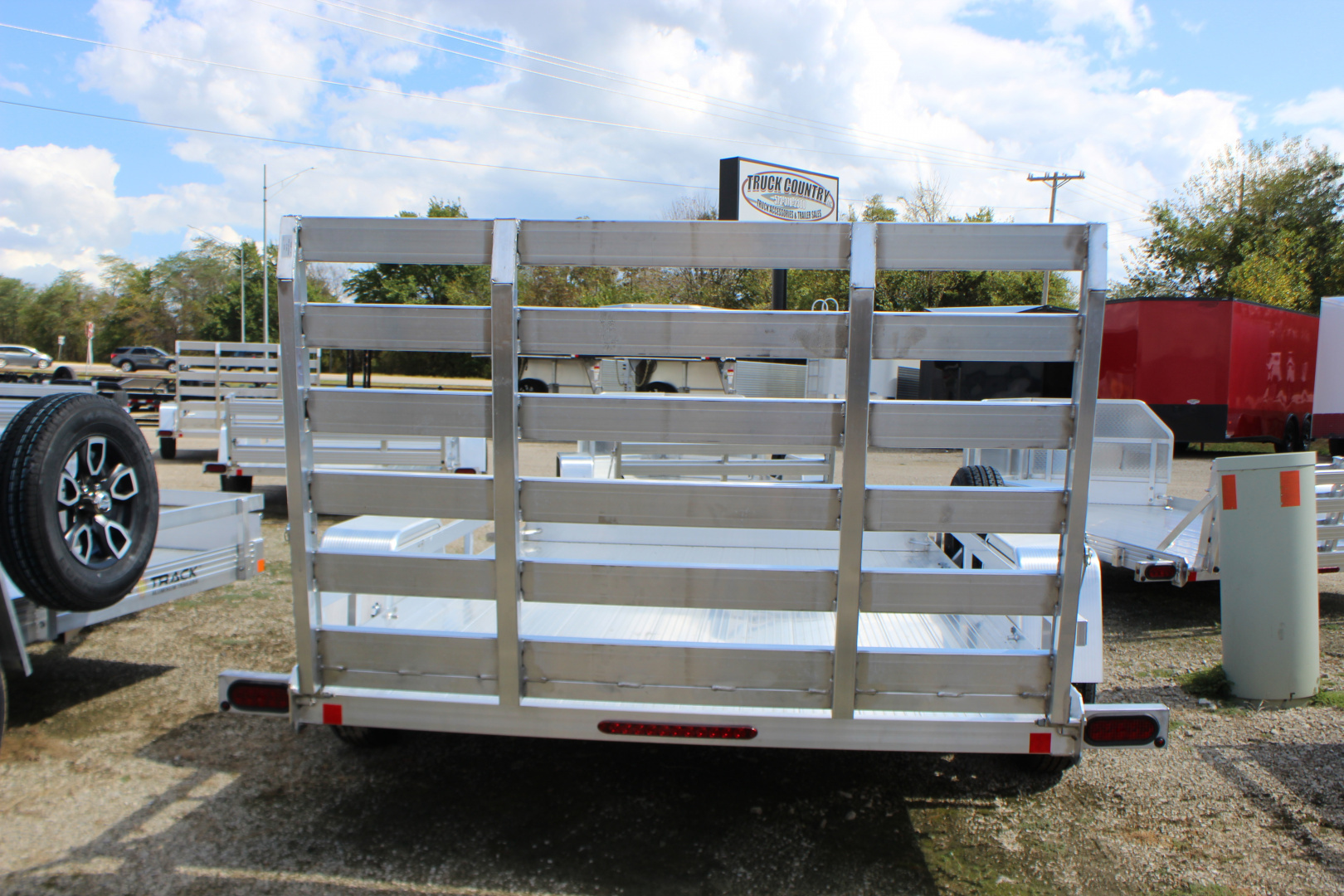 New 2026 Bear Track 76"x10' aluminum Utility Trailer